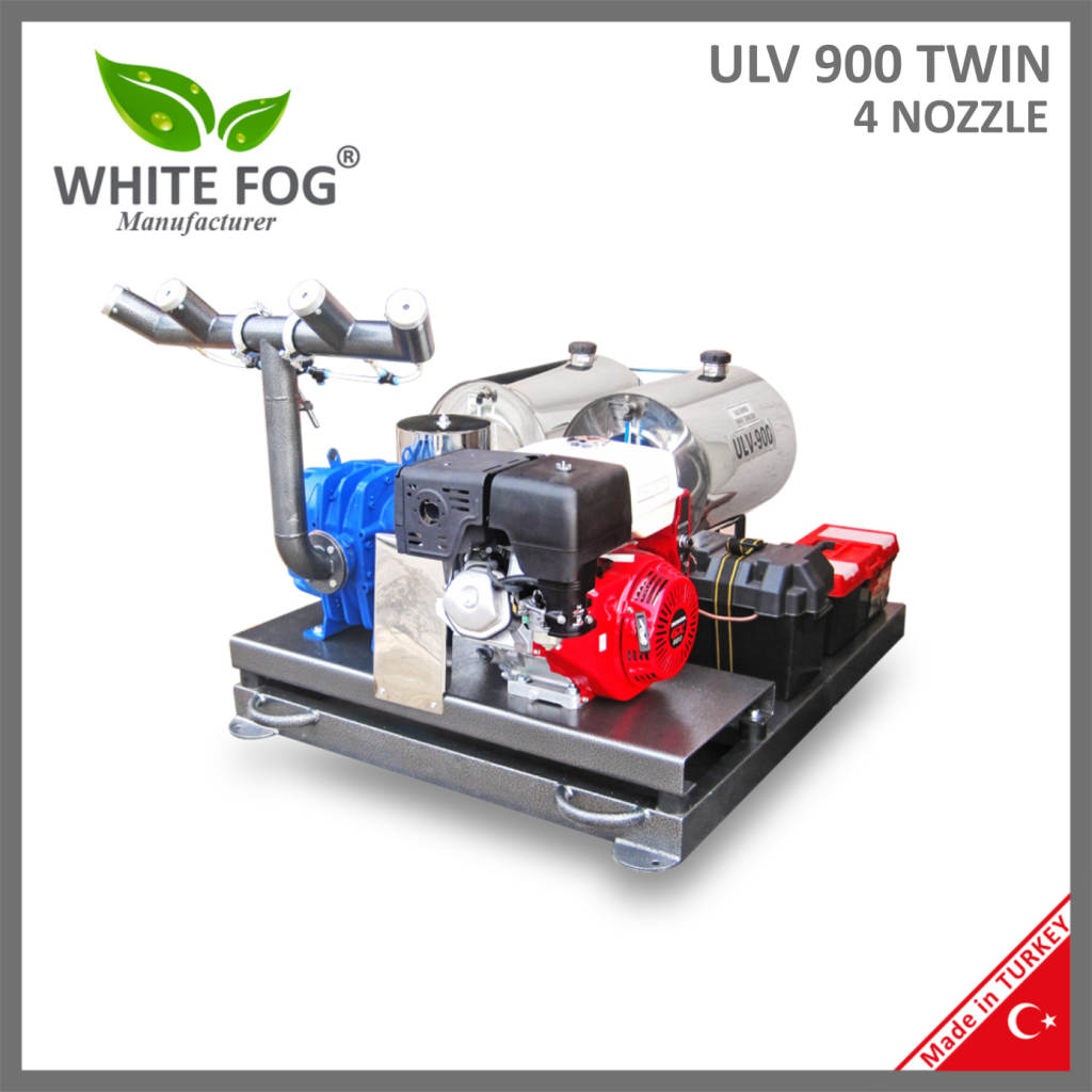 ULV Sprayer Machine - ULV900Twin (4nozzle) - WhiteFog
